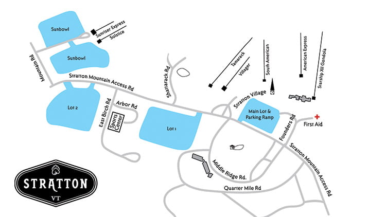 Directions and Transportation info for Stratton Mountain